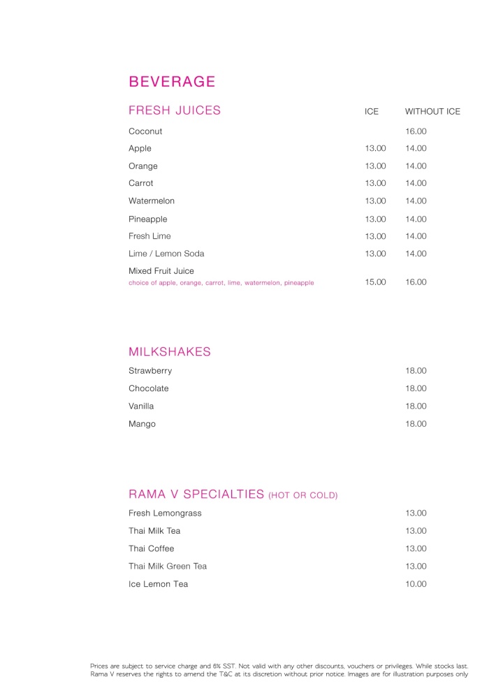 Rama V Fine Thai Cuisine - Thai, Jalan U Thant, Kuala Lumpur | TABLEAPP