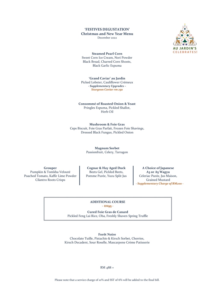 Restaurant Au Jardin - French, Georgetown, | TABLEAPP