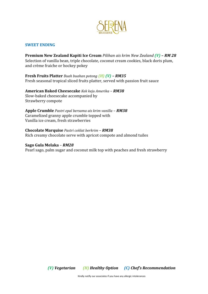 Serena Brasserie @ InterContinental Kuala Lumpur - International ...