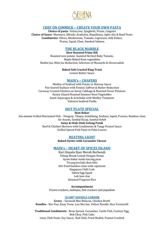 Serena Brasserie @ InterContinental Kuala Lumpur - International ...