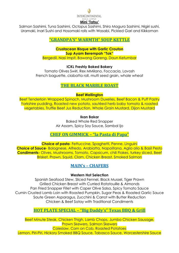 Serena Brasserie @ InterContinental Kuala Lumpur - International ...