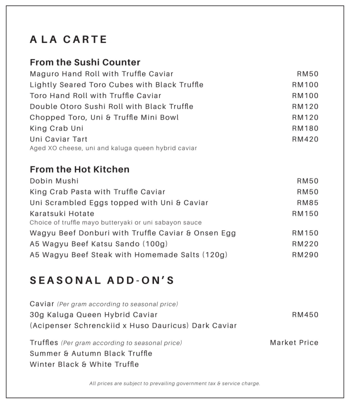 Sushi Ryu - Japanese, Platinum Park, | TABLEAPP