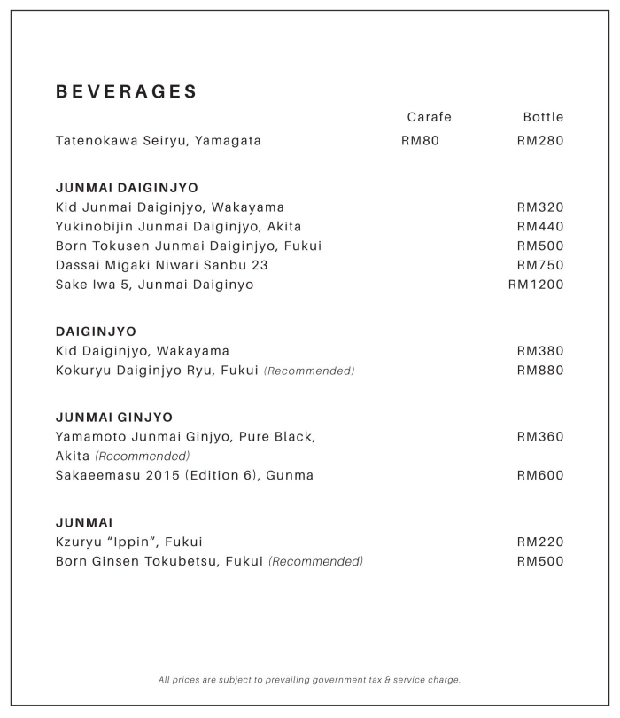 Sushi Ryu - Japanese, Platinum Park, | TABLEAPP