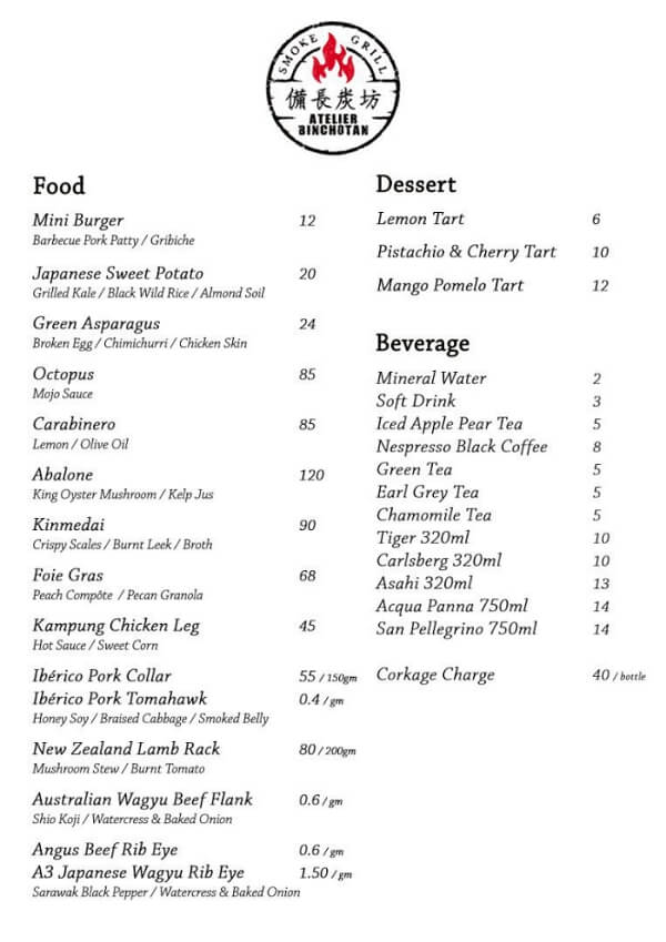 Atelier Binchotan - European, Taman Desa, | TABLEAPP