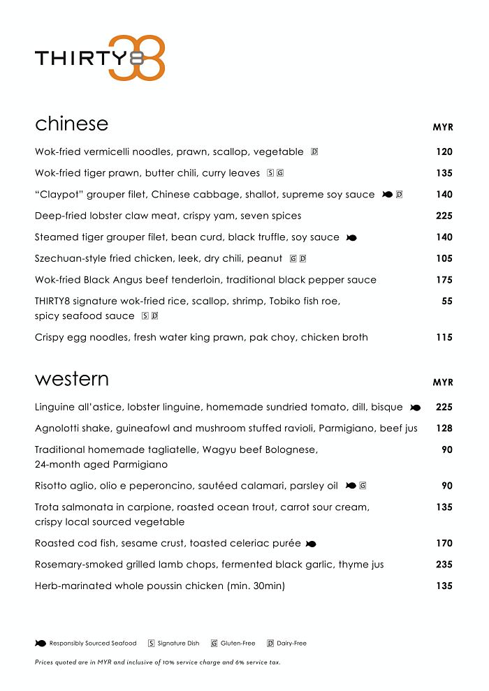 THIRTY8 - International, Grand Hyatt Kuala Lumpur, Kuala Lumpur | TABLEAPP