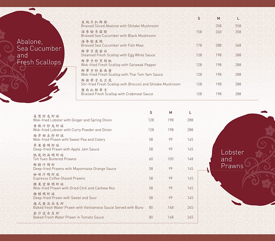 Ythanview Hotel Menu